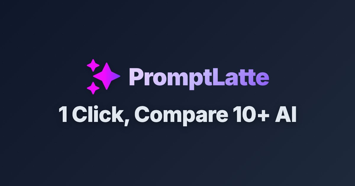 PromptLatte Pricing: Free and Pro plans for multi-AI comparison